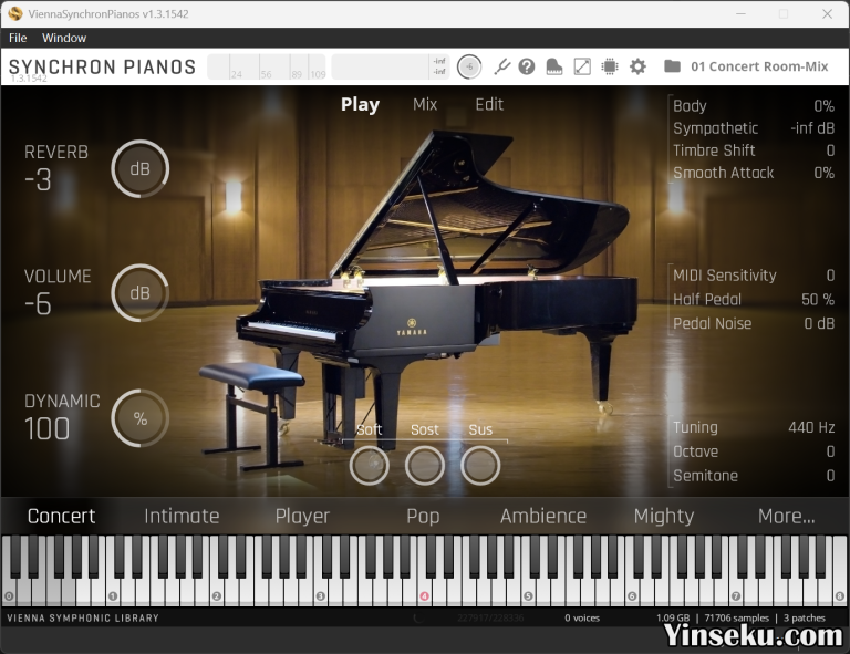 维也纳钢琴音色库 VSL Yamaha CFX Stereo for Synchron Pianos-R2R_音色库-音色下载-音乐制作系统 ...